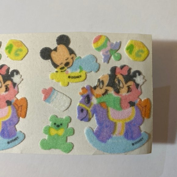 Sandylion | Other | Vintage Sandylion Stickers Fuzzy Disney Babies ...
